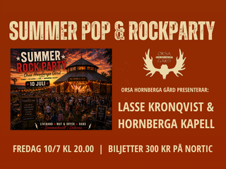Summer Rock & Pop Party - Orsa Hornberga Gård